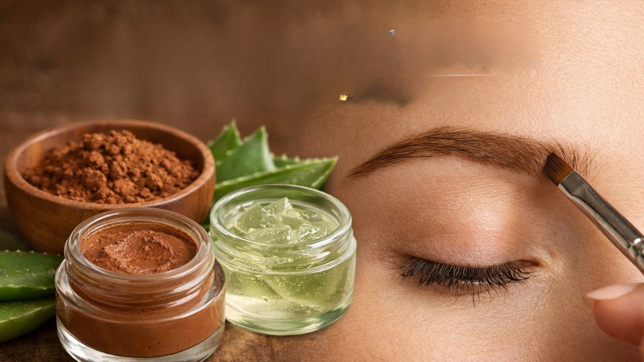 Create a Natural Eyebrow Gel at Home Using Aloe and Cocoa for Soft All ...